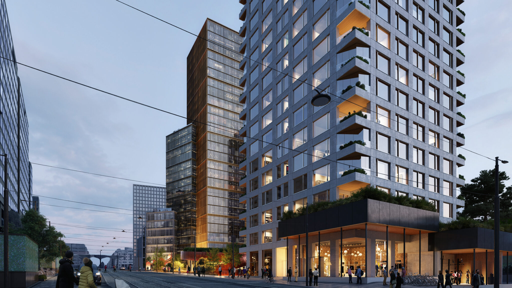 Skanska teki sopimuksen Etelä-Pasilan tornien rakentamisesta - Taivaalle nousee 28 ja 29 ...