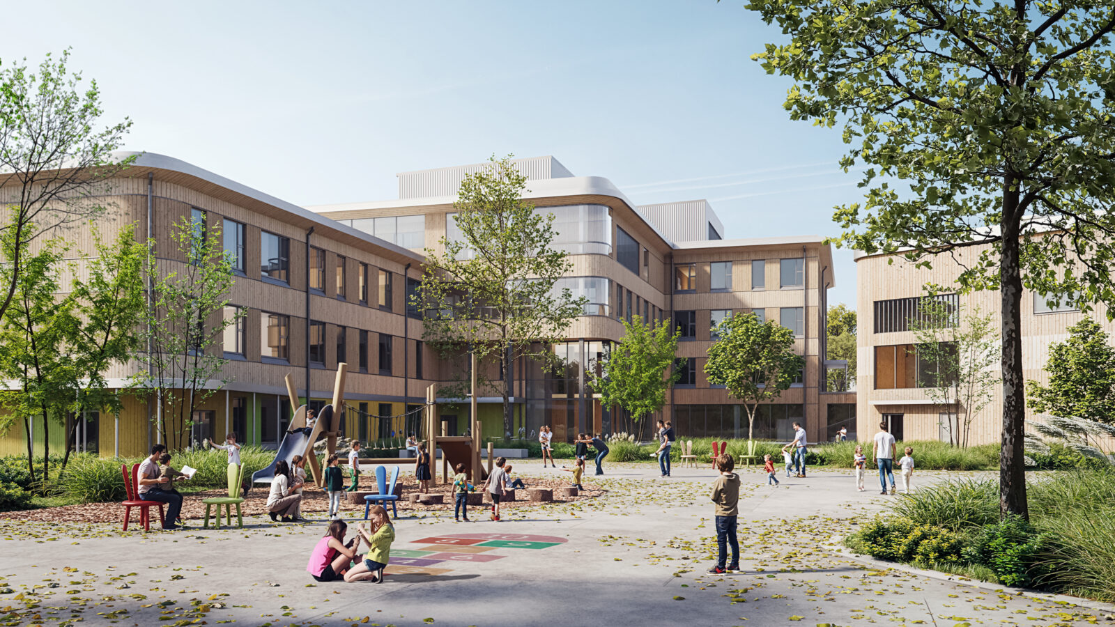Arkta kvr-urakoi Vantaalle puurakenteisen yhtenäiskoulun ja ...