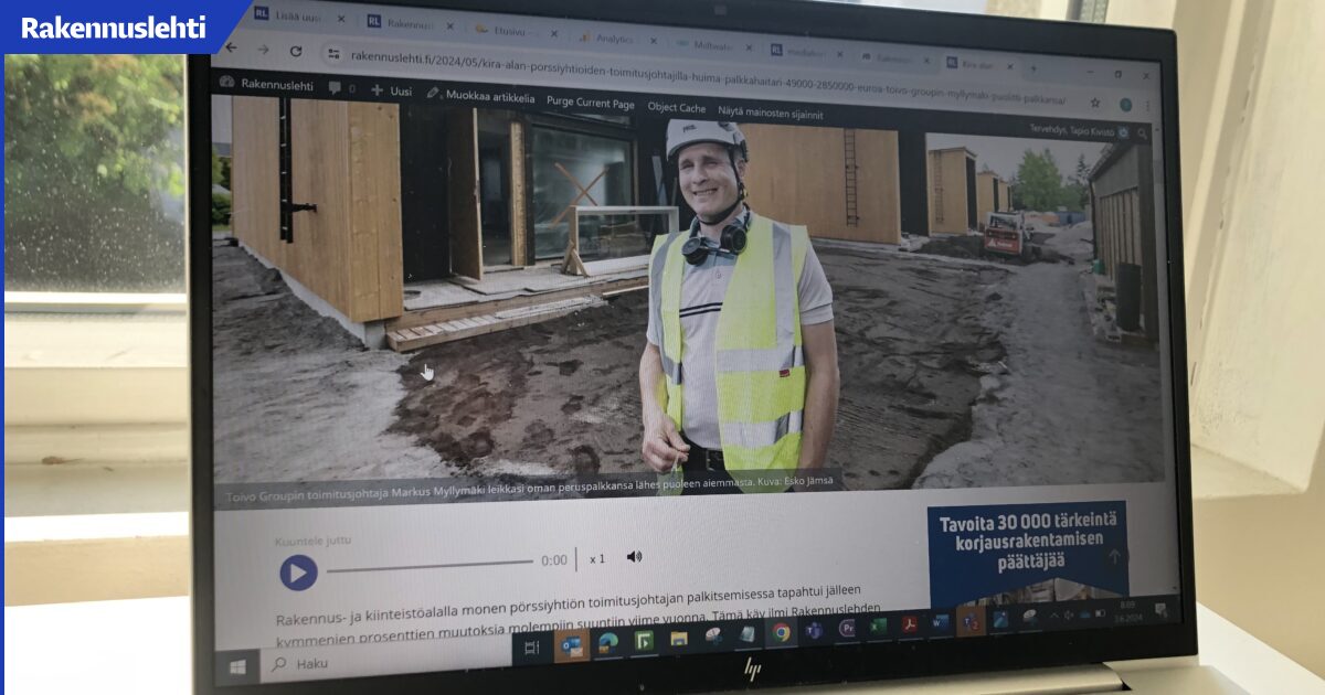 Rakennuslehteä voi nyt myös kuunnella | Rakennuslehti